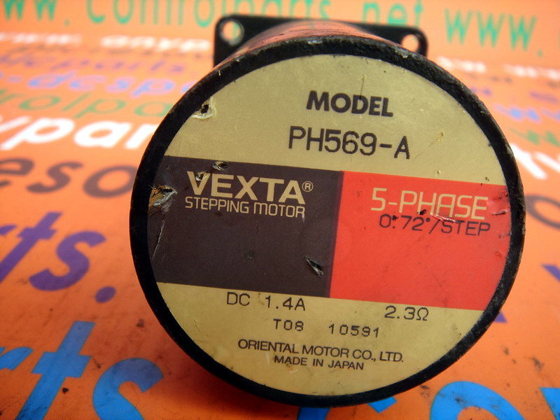 ORIENTAL VEXTA PH569-A 5-PHASE STEPPING MOTOR - 裕益科技自動化設備可程式編碼器PLC分散式控制系統DCS